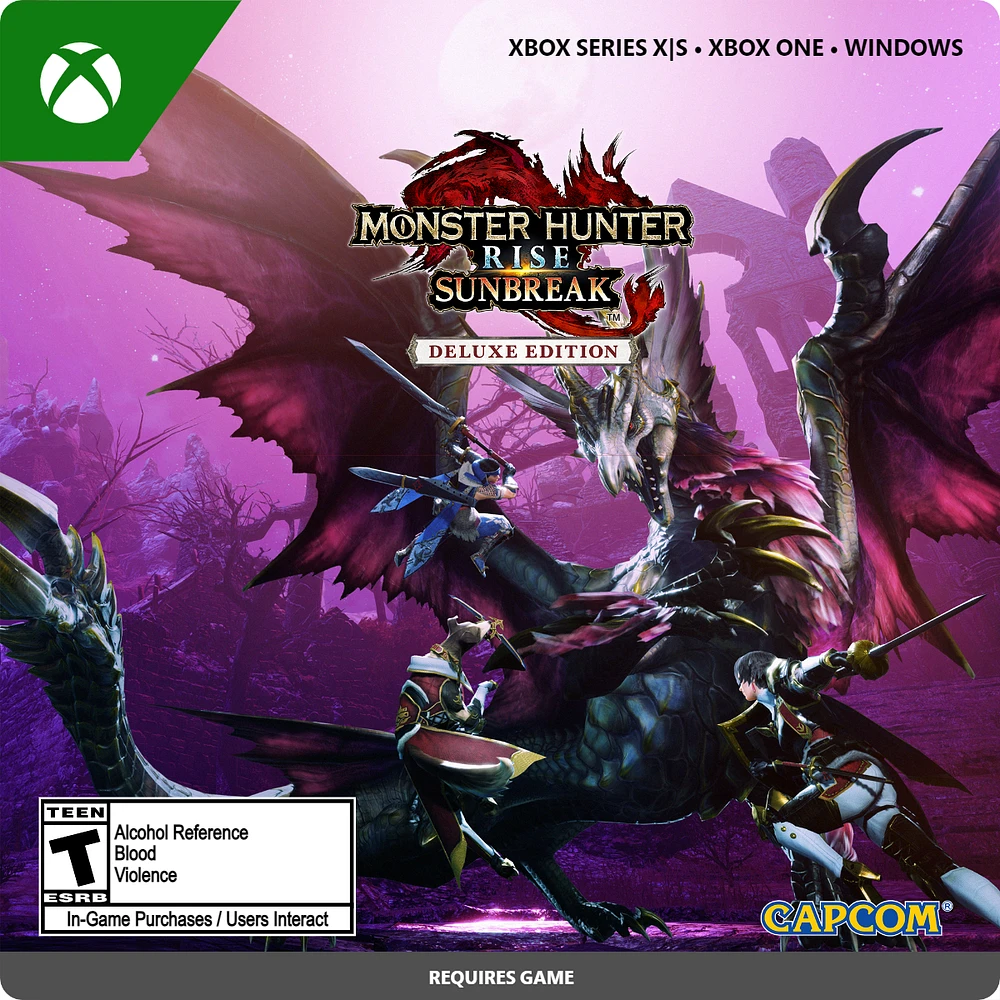 Capcom Monster Hunter Rise: Sunbreak Deluxe Edition DLC - Xbox Series X ...