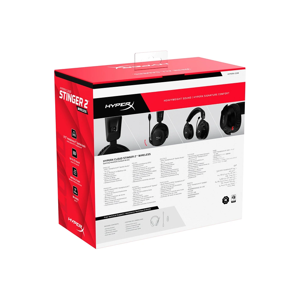 HyperX Cloud Stinger 2 Wireless Gaming Headset | MainPlace Mall