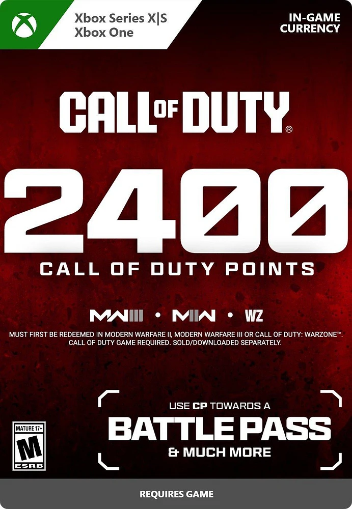 Activision Call of Duty Points 2,400 | Hamilton Place
