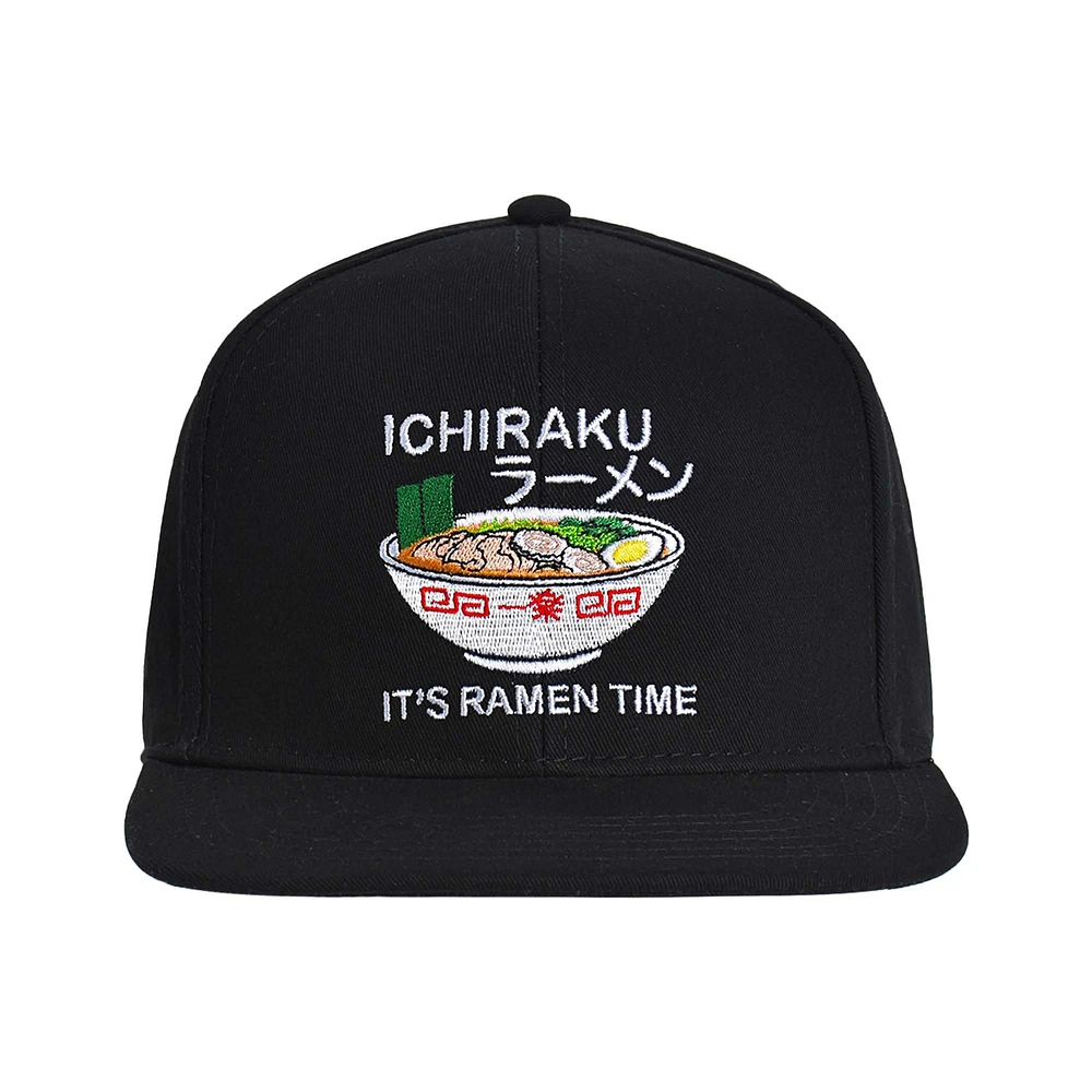 VIZ Media Naruto Iciraku Ramen It's Ramen Time Men's Skater Snapback ...