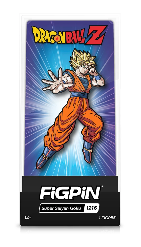 FiGPiN Dragon Ball Z Super Saiyan Goku 3-in Collectible Enamel Pin ...