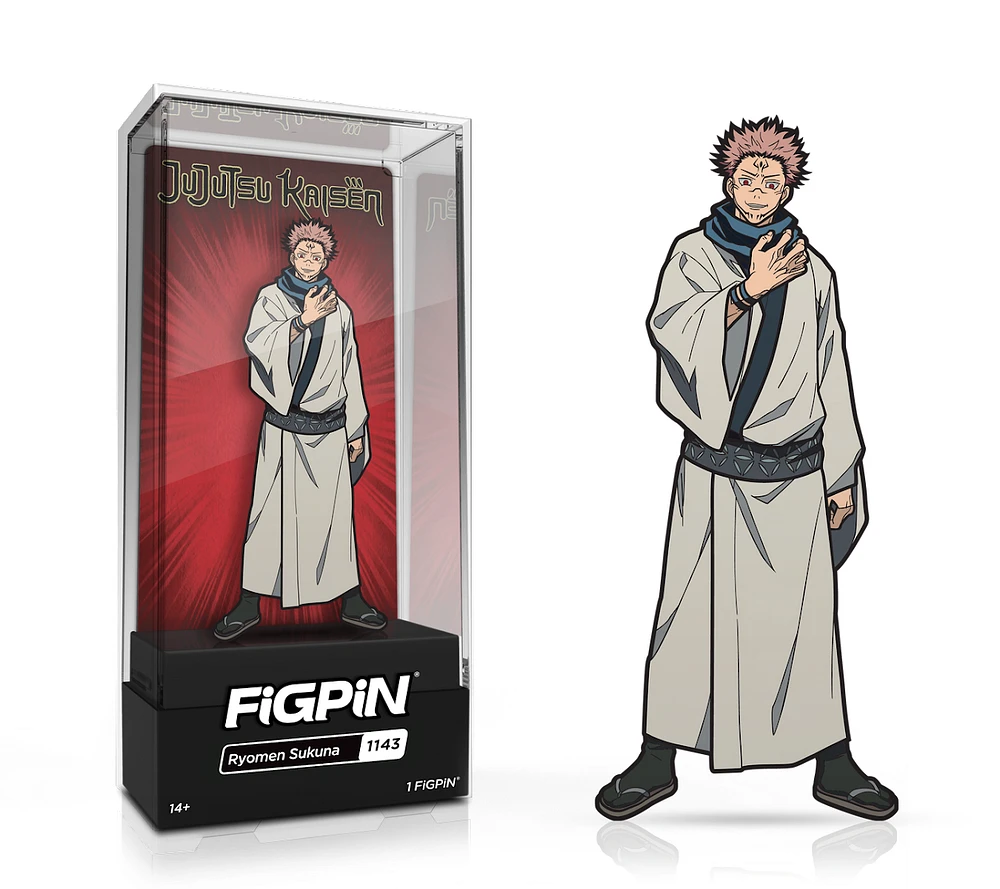 FiGPiN Jujutsu Kaisen Ryomen Sukuna Collectible Enamel Pin | Hamilton Place