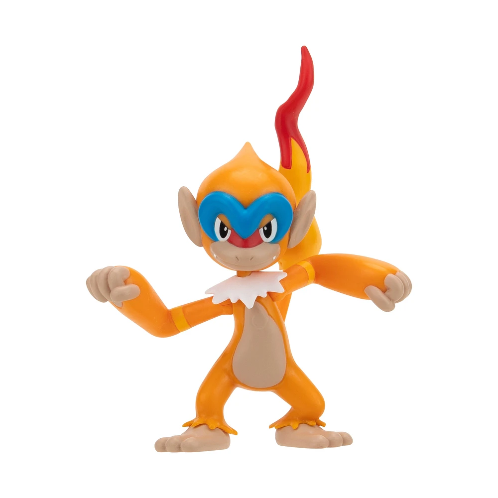 Jazwares Pokemon Monferno 3-in Battle Figure | Hamilton Place