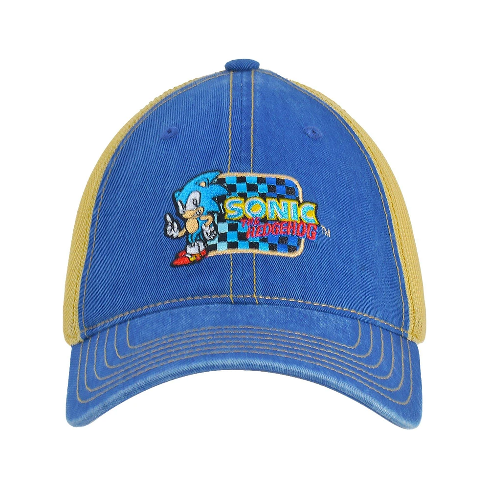 Concept One Sonic the Hedgehog Vintage Logo Mesh Trucker Hat | Hamilton ...