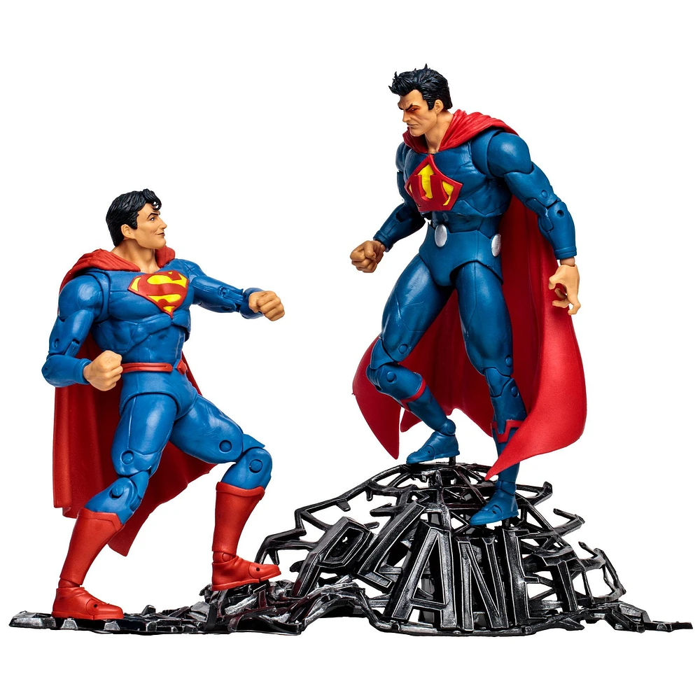 McFarlane Toys DC Multiverse Superman vs. Superman of Earth-3 with ...
