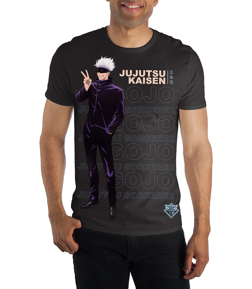 Bioworld Merchandising Jujutsu Kaisen Gojo Satoru Unisex Short Sleeve T ...