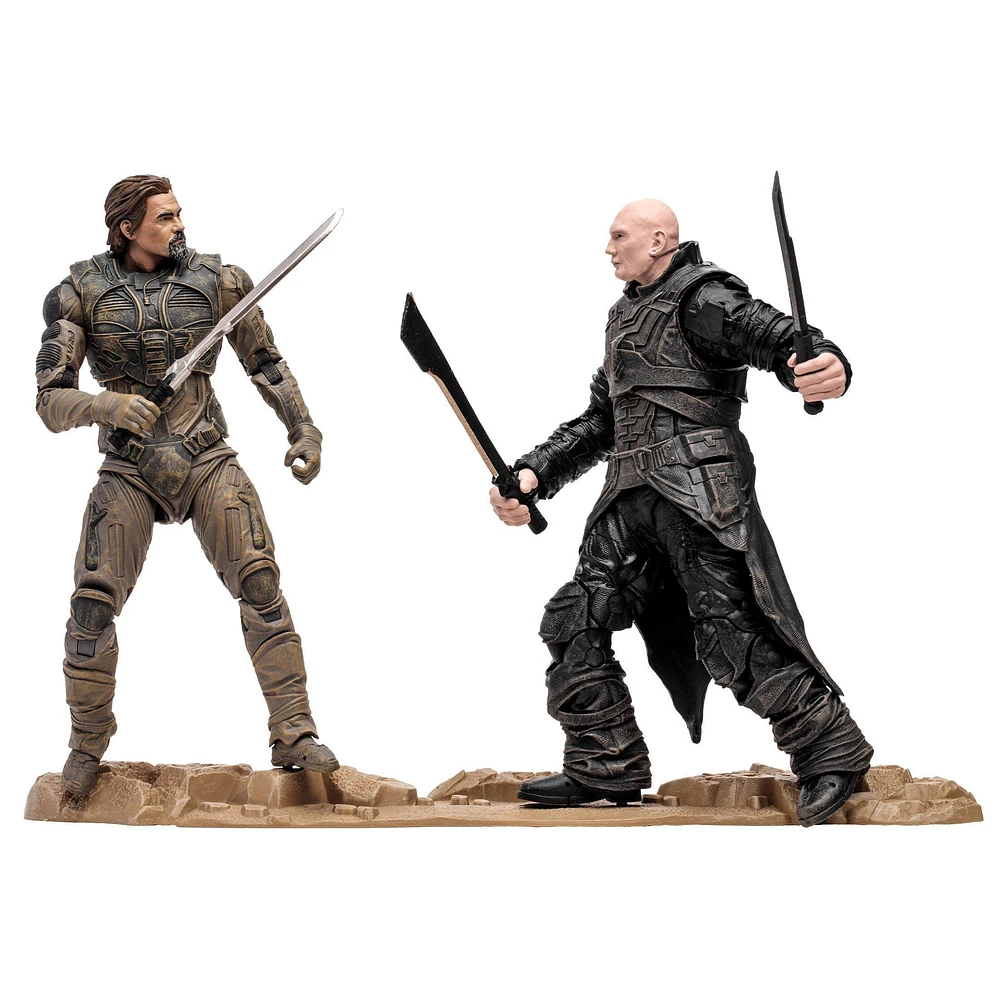 McFarlane Toys Dune: Part Two Gurney Halleck and Rabban 7-in Action ...