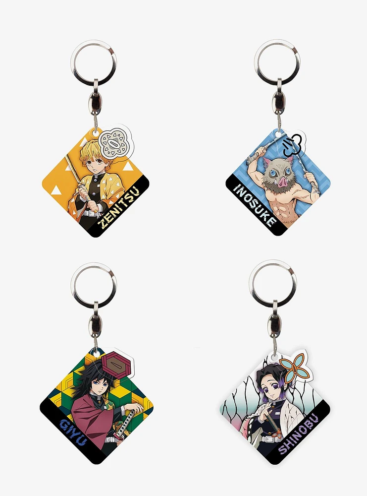 ABYstyle Demon Slayer: Kimetsu no Yaiba Keychain (Styles May Vary ...