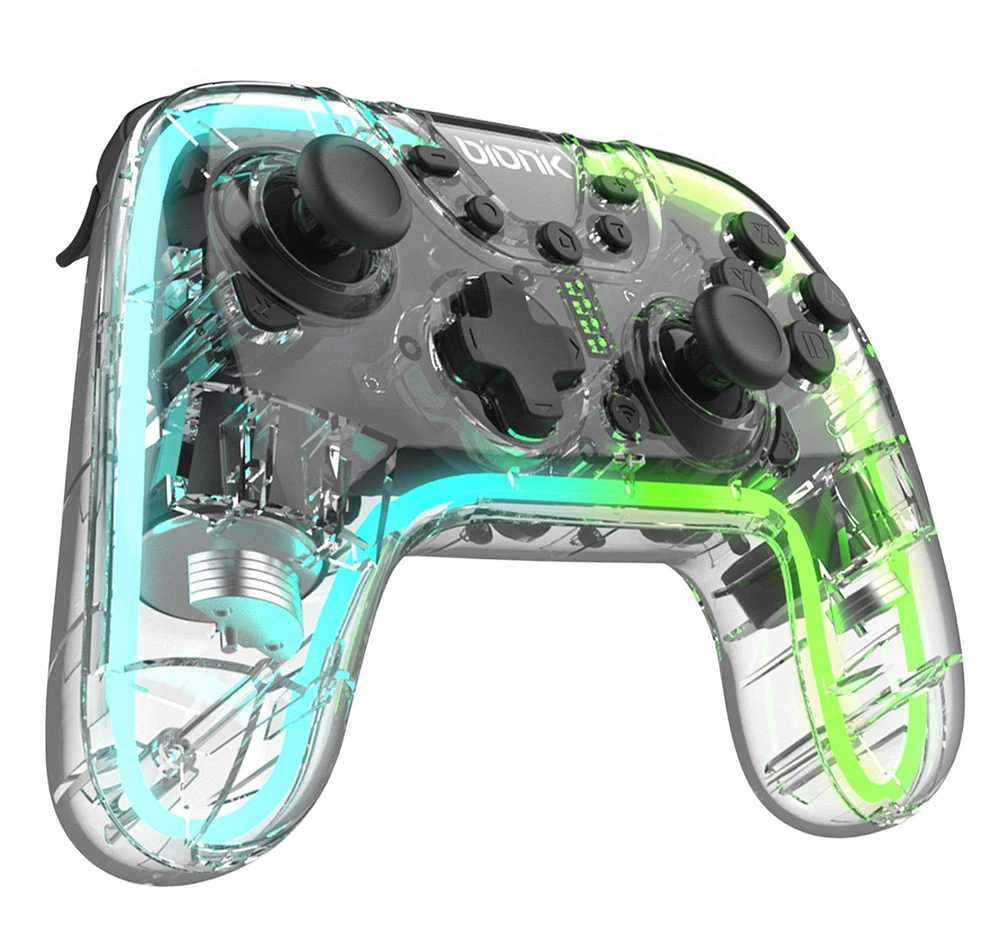 Bionik Neoglow Wireless RGB Programable Controller for Nintendo Switch ...