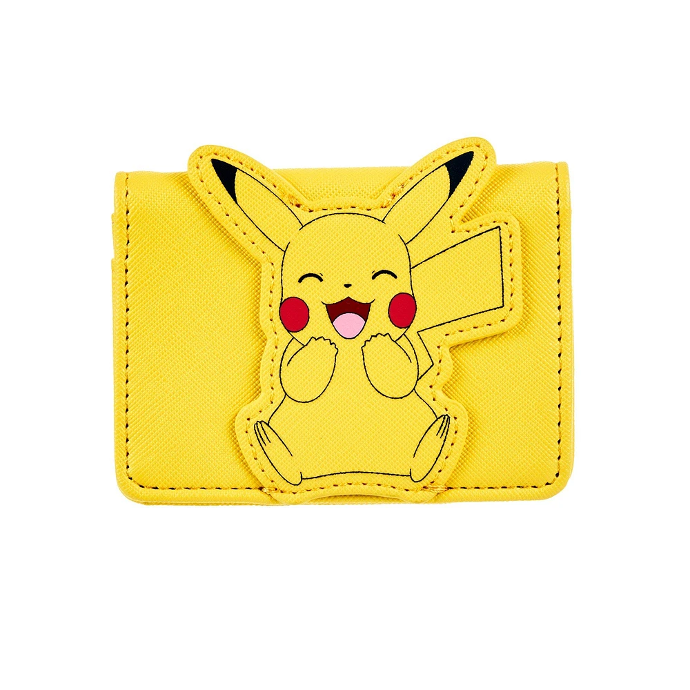Bioworld Merchandising Pokemon Pikachu Slim Bifold Wallet | Hamilton Place