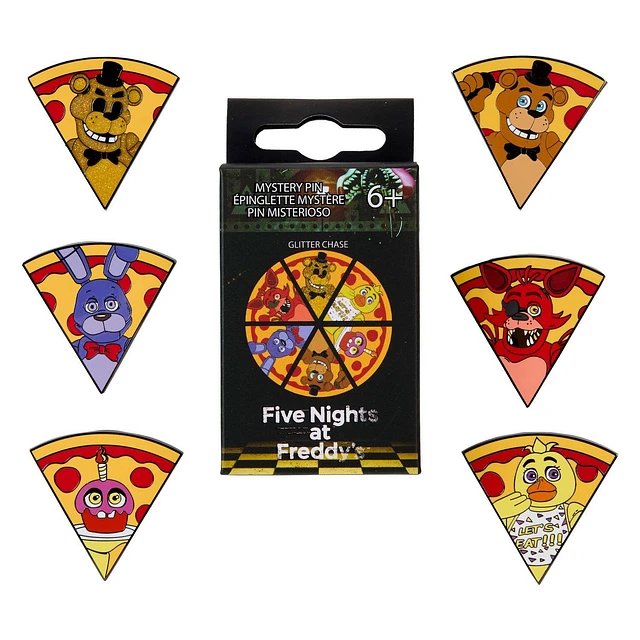 Loungefly Five Nights at Freddy's Pizza Slice Mystery Box Enamel Pin ...