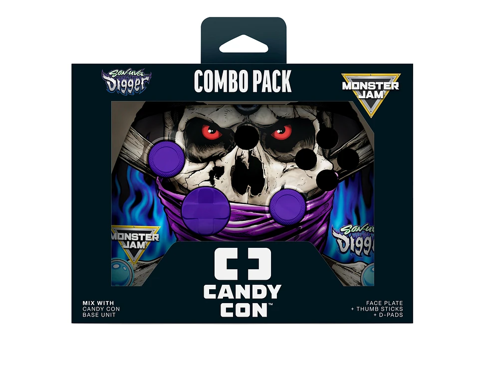 CANDY CON Monster Jam Combo Pack Licensed Controller Kit Son Uva ...