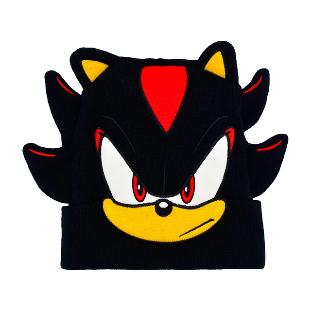SEGA Sonic the Hedgehog Shadow the Hedgehog 3D Knit Beanie | Hamilton Place