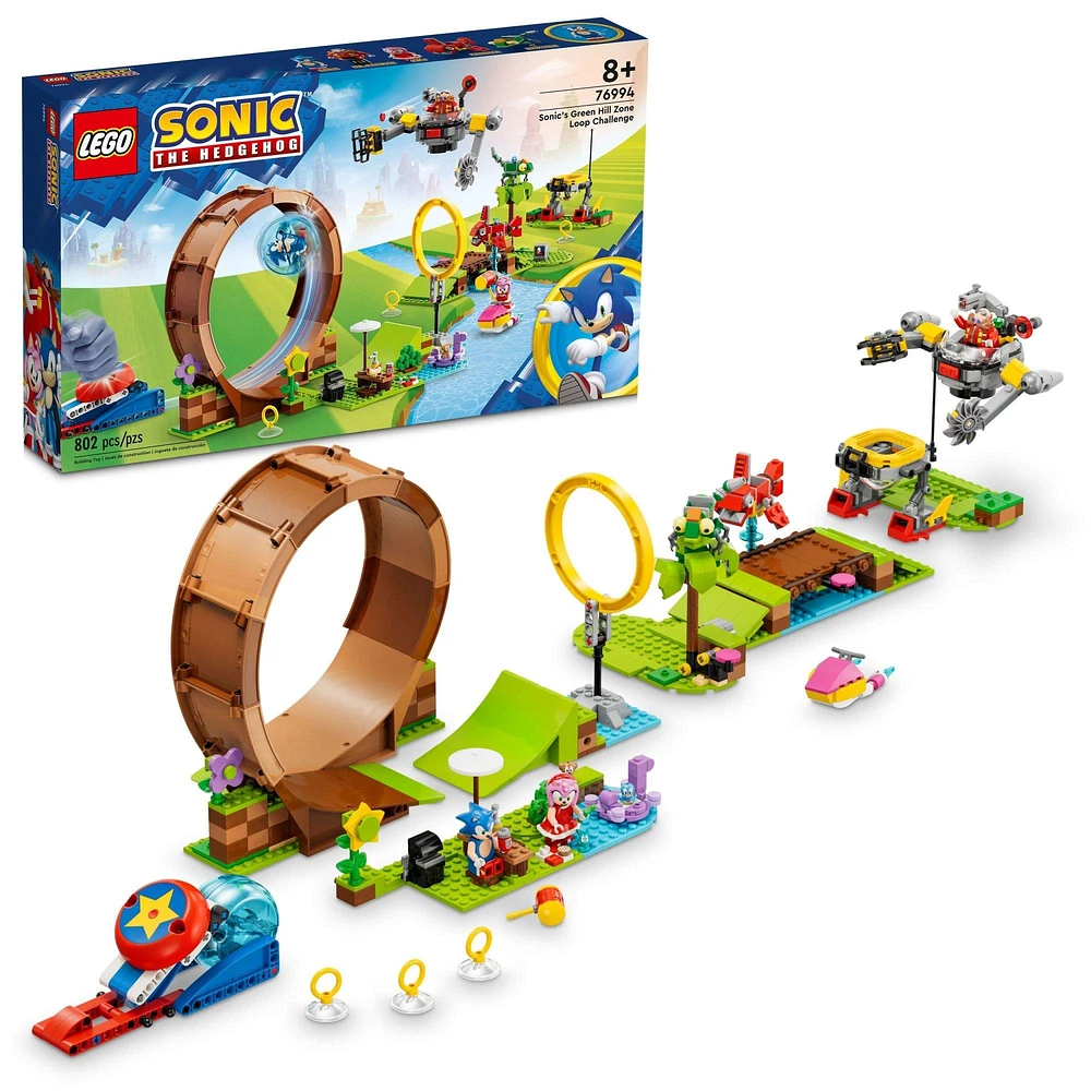 LEGO Sonic the Hedgehog Sonic's Green Hill Zone Loop Challenge 76994 ...