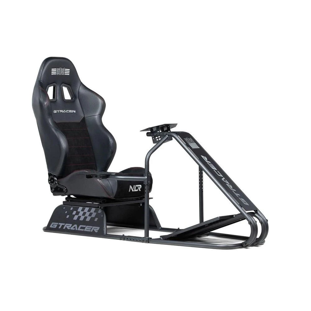 Next Level Racing GT Racer Simulator Cockpit with Adjustable Wheel and ...