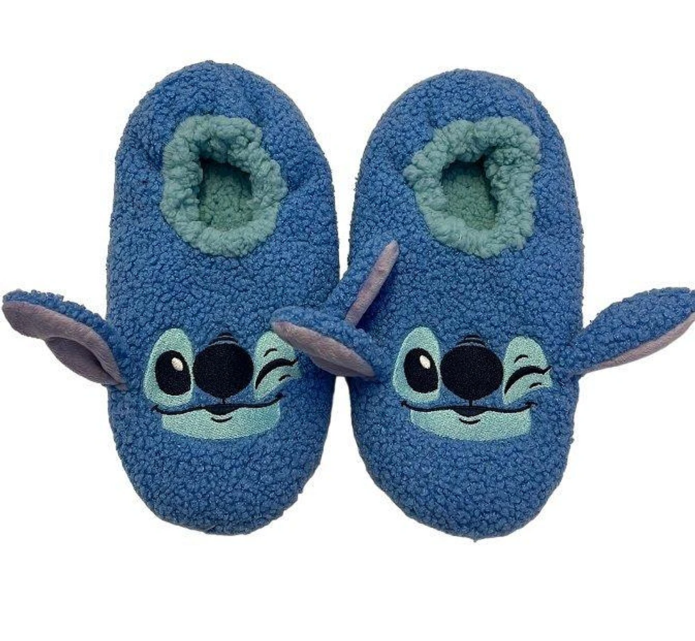 High Point Design Fuzzy Babba Lilo and Stitch - Stitch Figural Slipper ...