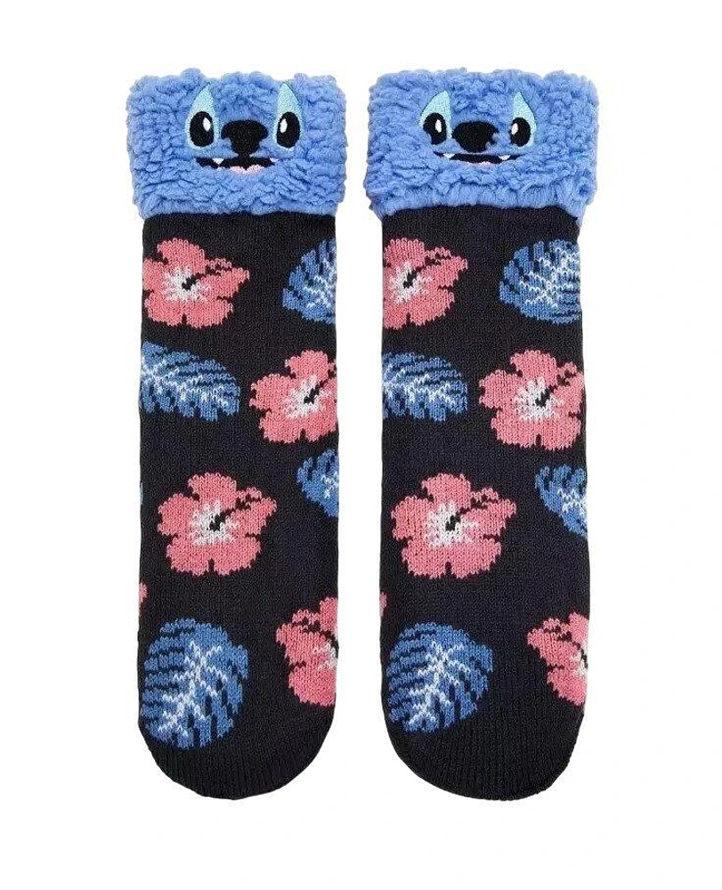 High Point Design Disney Lilo and Stitch - Stitch Sherpa Lined Slipper ...