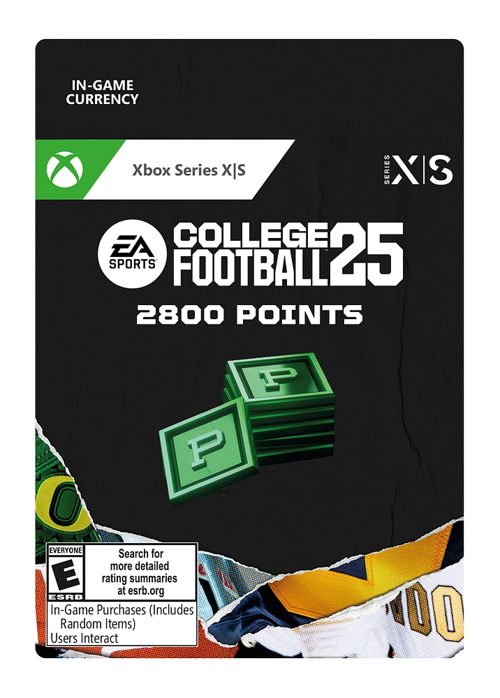 Electronic Arts College Football 25 Point Currency - Xbox Series X/S ...