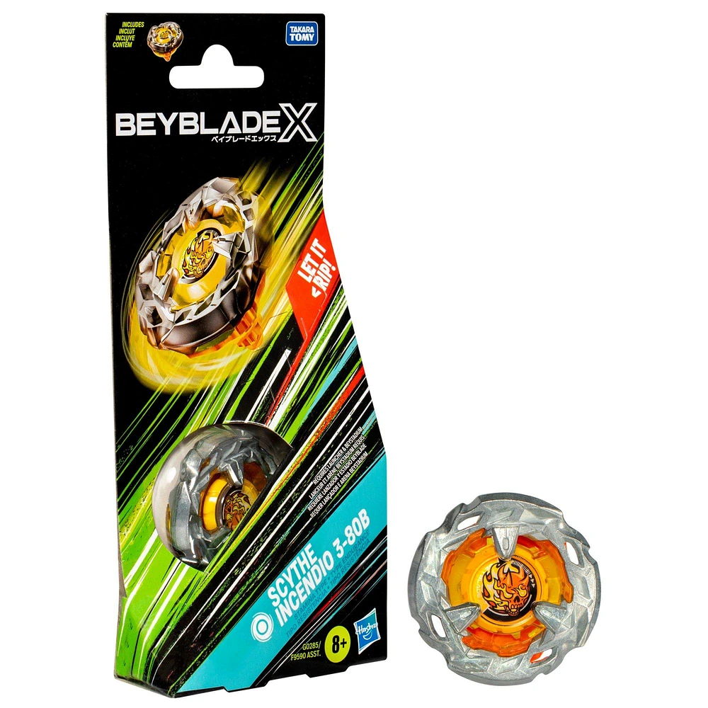 Hasbro Beyblade X Scythe Incendio 3-80B Booster Set | Hamilton Place