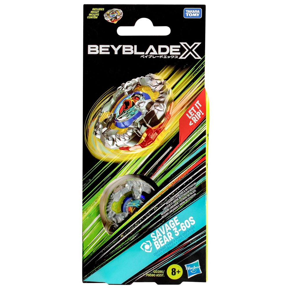 Hasbro Beyblade X Savage Bear3-60S Booster Set | Hamilton Place