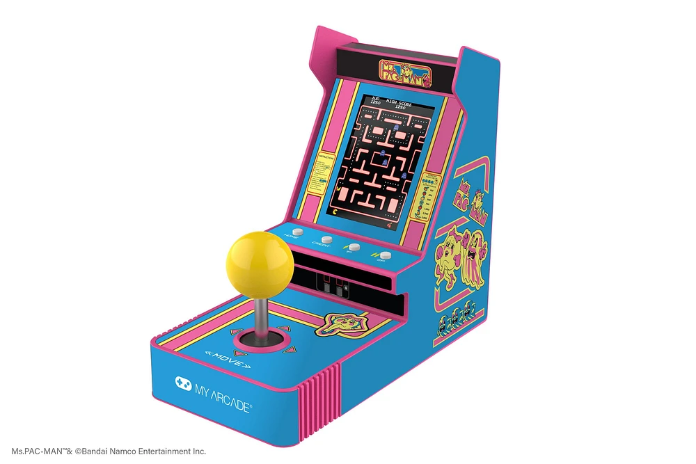 My Arcade Ms. PAC-MAN Joystick Player Portable Retro Arcade | Hamilton ...