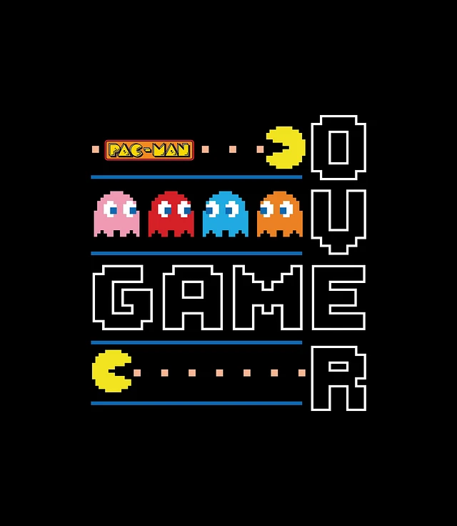 Pacman Game Over Bioworld Merchandising PACMAN Game Over Unisex Short