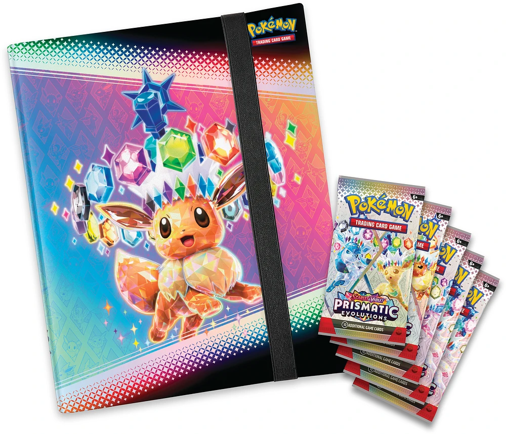 The Pokemon Company International Pokemon Trading Card Game Prismatic Evolutions Binder ...