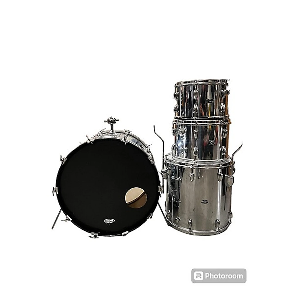 Slingerland Vintage 1970s Slingerland 4 piece 4 Piece Kit Chrome Drum ...