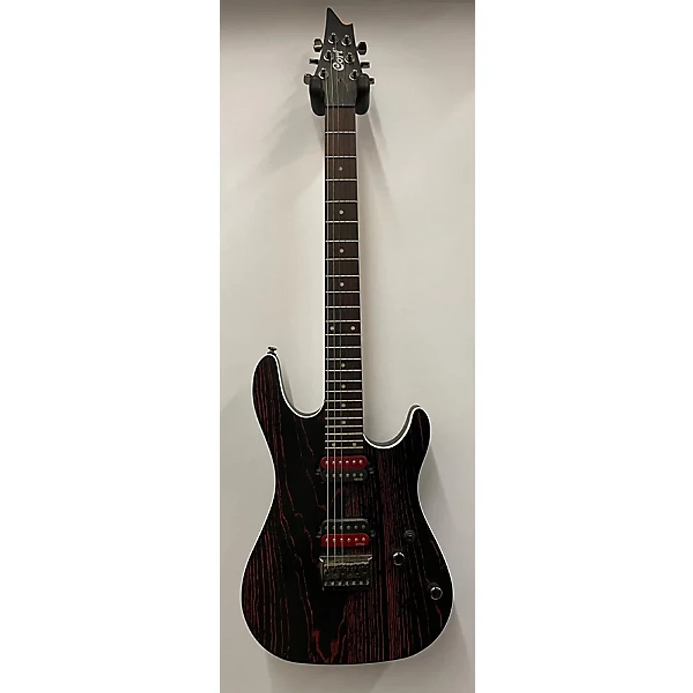 Cort Used Cort KX300 Etched Black And Red Solid Body Electric Guitar ...