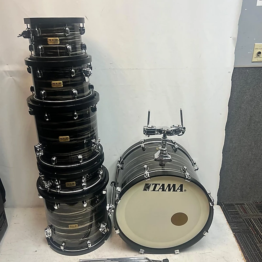 TAMA Used TAMA 6 piece SLP Limited Edition Studio Maple Charcoal Oyster ...