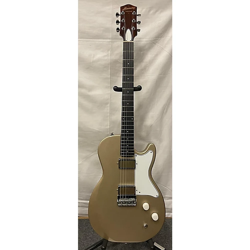 Harmony Used Harmony JUPITER Gold Solid Body Electric Guitar | Hamilton ...