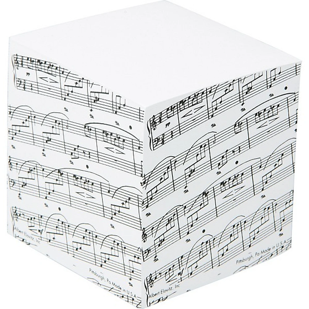 AIM Sheet Music Memo Cube | Hamilton Place