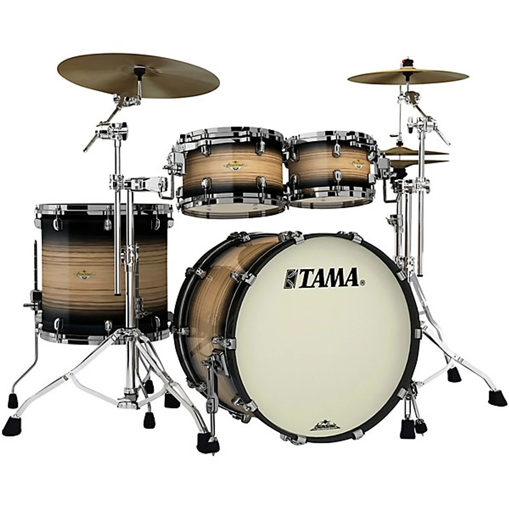 TAMA Starclassic Maple Exotix Pacific Walnut 4-Piece Shell Pack with 22 ...