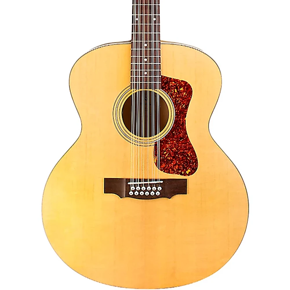 Guild F-2512E Jumbo 12-String Acoustic-Electric Guitar Natural ...