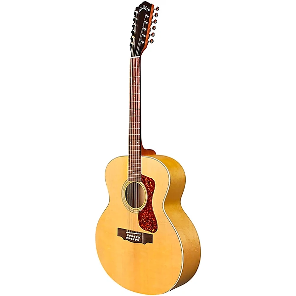 Guild F-2512E Jumbo 12-String Acoustic-Electric Guitar Natural ...