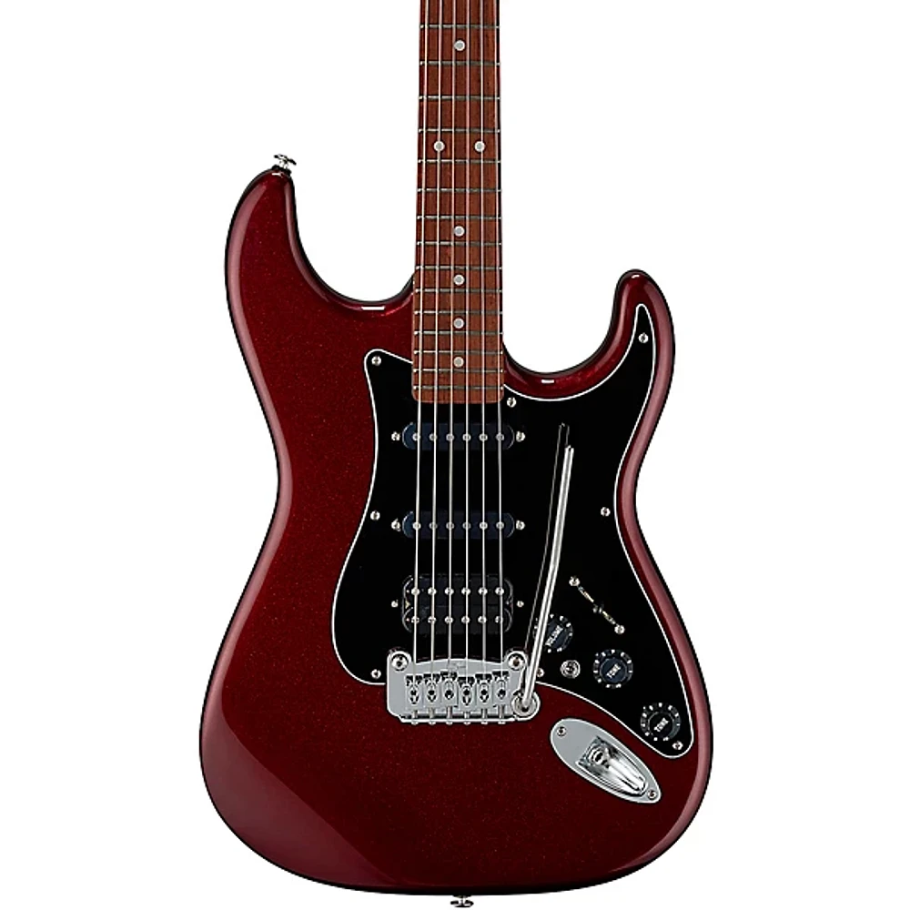 G&L Fullerton Deluxe Legacy HSS Electric Guitar Ruby Red Metallic ...