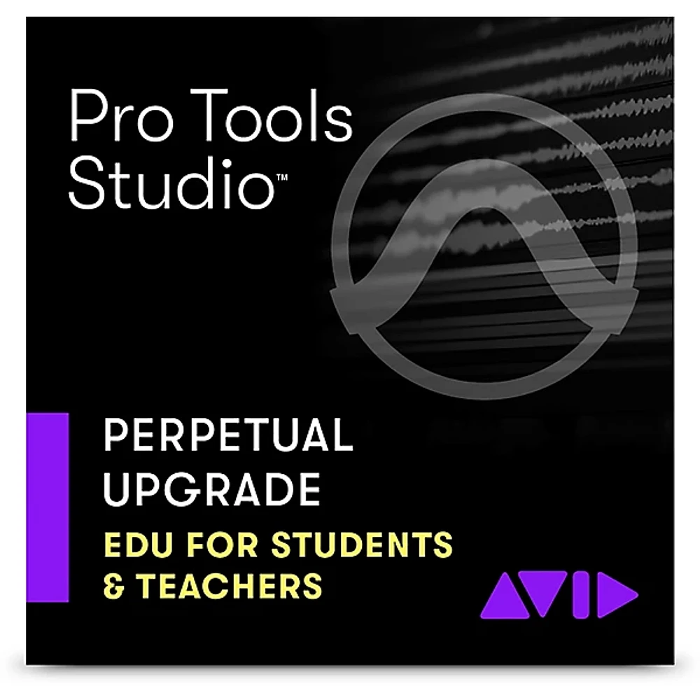 Avid Pro Tools Studio Perpetual Upgrade EDU for Students & Teachers ...