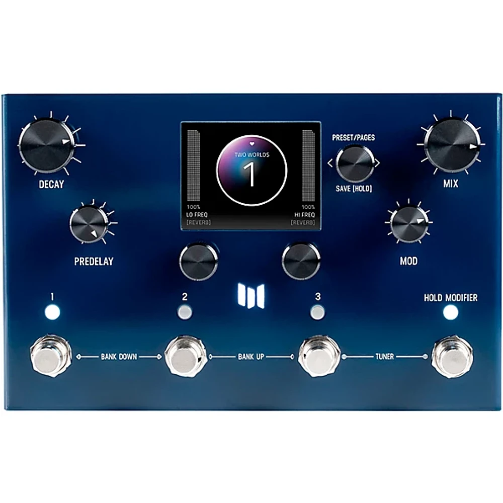 Meris MercuryX Modular Reverb System Effects Pedal Deep Blue | Hamilton ...