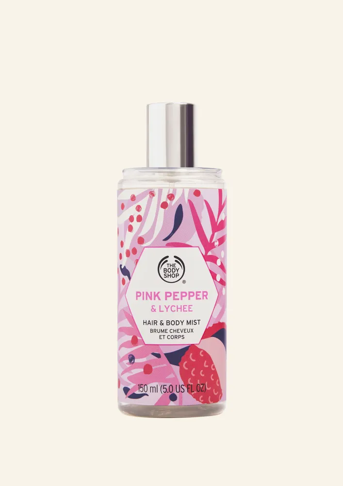 The Body Shop Pink Pepper & Lychee Hair & Body Mist | Coquitlam Centre