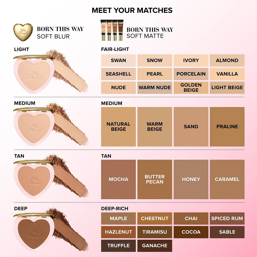 Too Faced Born This Way Soft Blur Flexible Finish Setting Powder at ...