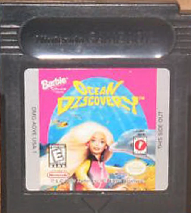 Vintage Stock BARBIE:OCEAN DISCOVERY - Game Boy Color - USED at ...