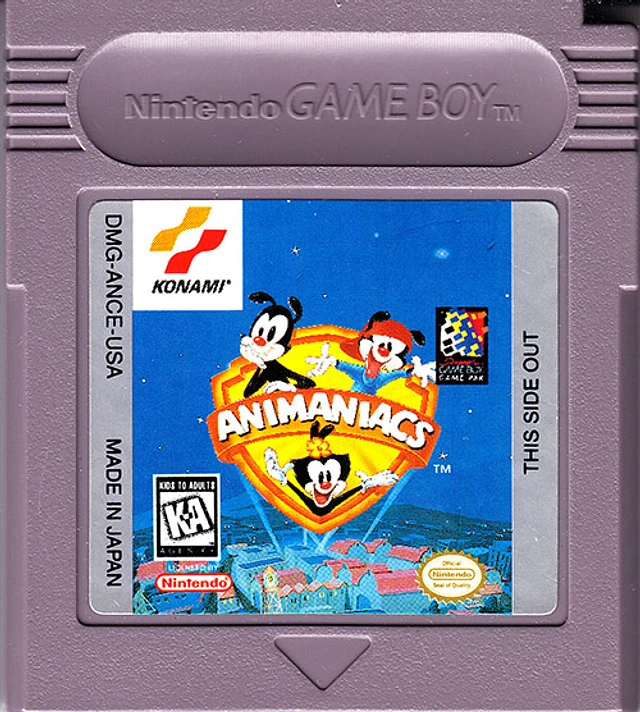 Vintage Stock ANIMANIACS - Game Boy - USED at Hamilton Place in ...