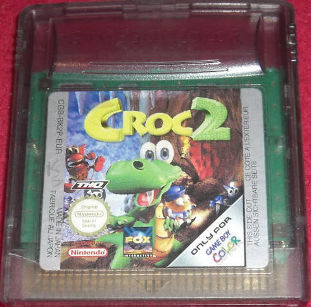 Vintage Stock CROC 2 - Game Boy Color - USED | Hamilton Place