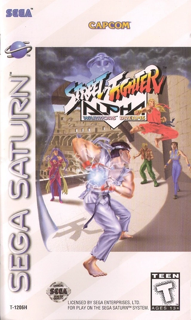 Vintage Stock STREET FIGHTER ALPHA:WARRIORS - Sega Saturn - USED at ...