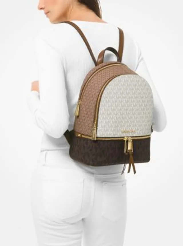 Michael kors rhea medium logo backpack store