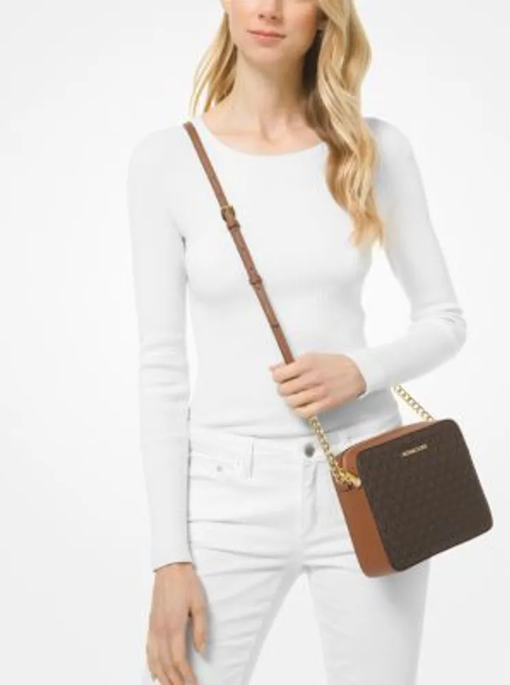 Michael kors jet set logo crossbody store