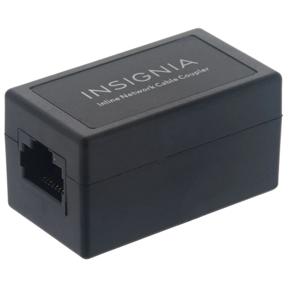 Insignia Cat-5/5e/6 RJ45 Inline Ethernet Cable Coupler Adapter - Grey ...