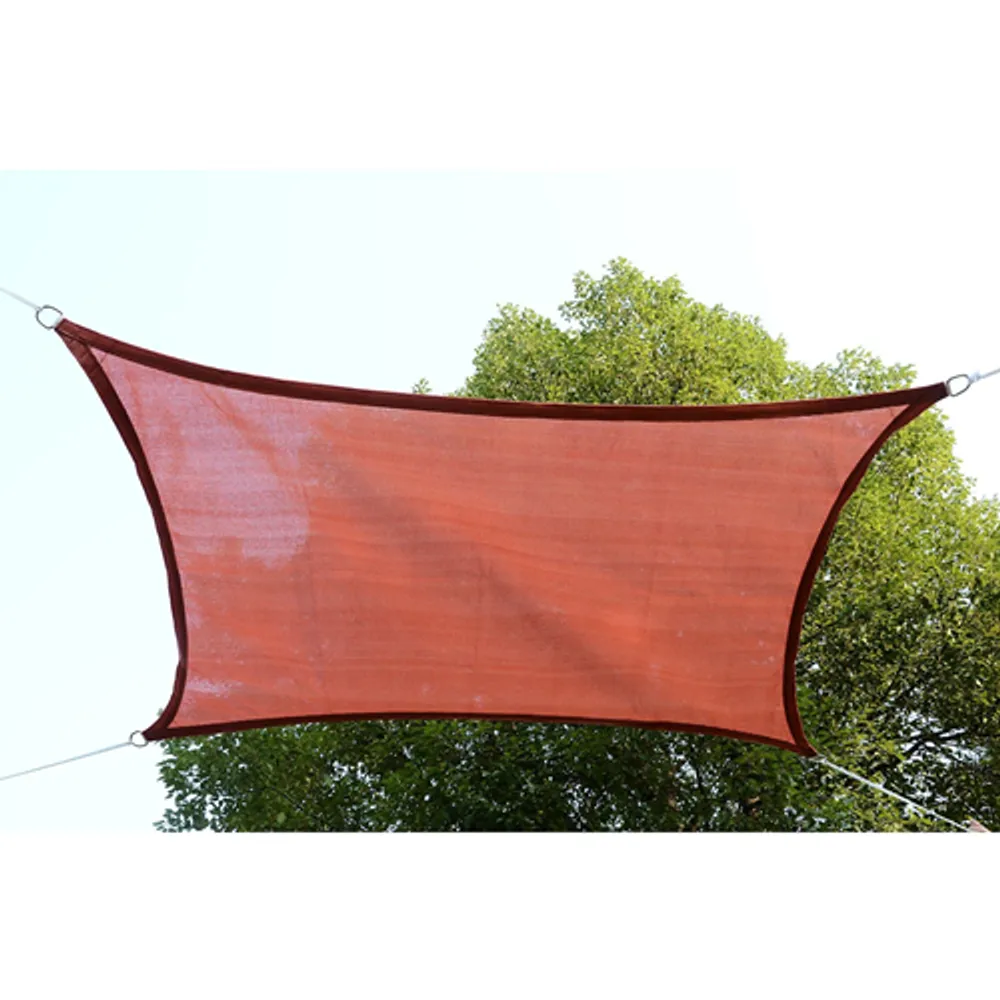Outsunny Rectangle 20x13FT Sun Sail Shade Rust Red | Coquitlam Centre