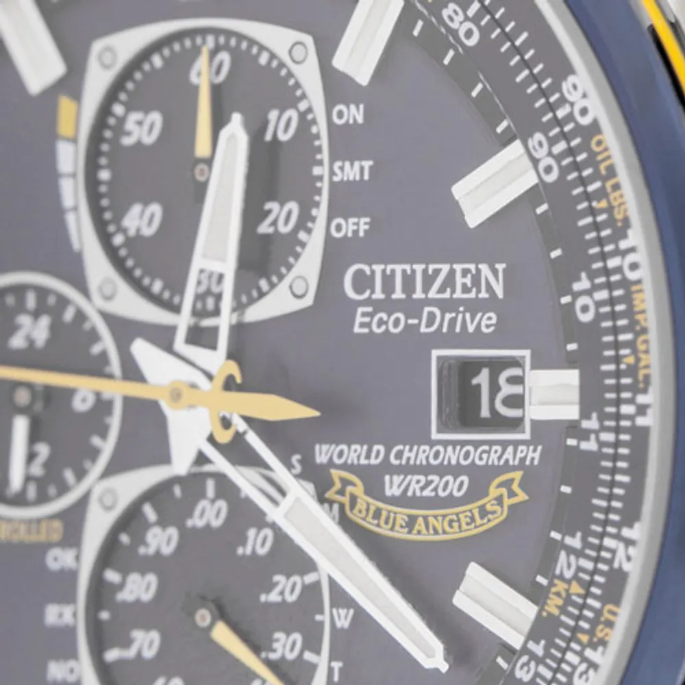 Citizen World Chronograph A-T Eco-Drive Watch 43mm Men's Watch - Two ...