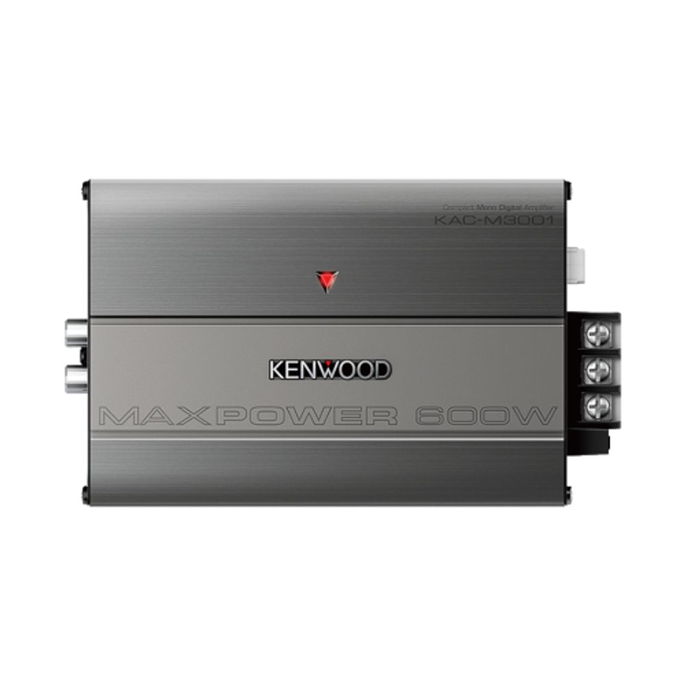 Kenwood KAC-M3001 Compact Mono Subwoofer Amplifier — 300 Watts RMS x 1 ...